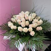 Forty Roses Flowers by Cherie Reading Florist
