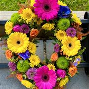 Vibrant Loose Letters - Funeral Flower Reading